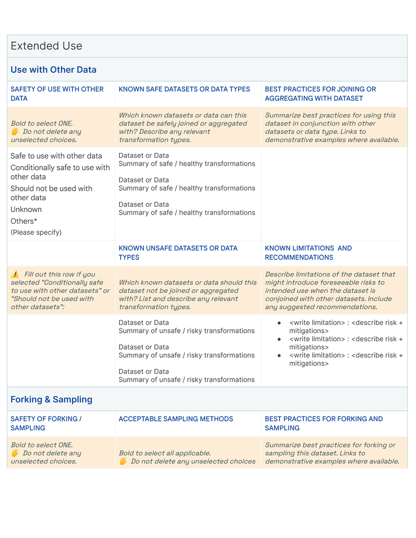 Data Cards: Purposeful and Transparent Dataset Documentation for Responsible AI - AI Models